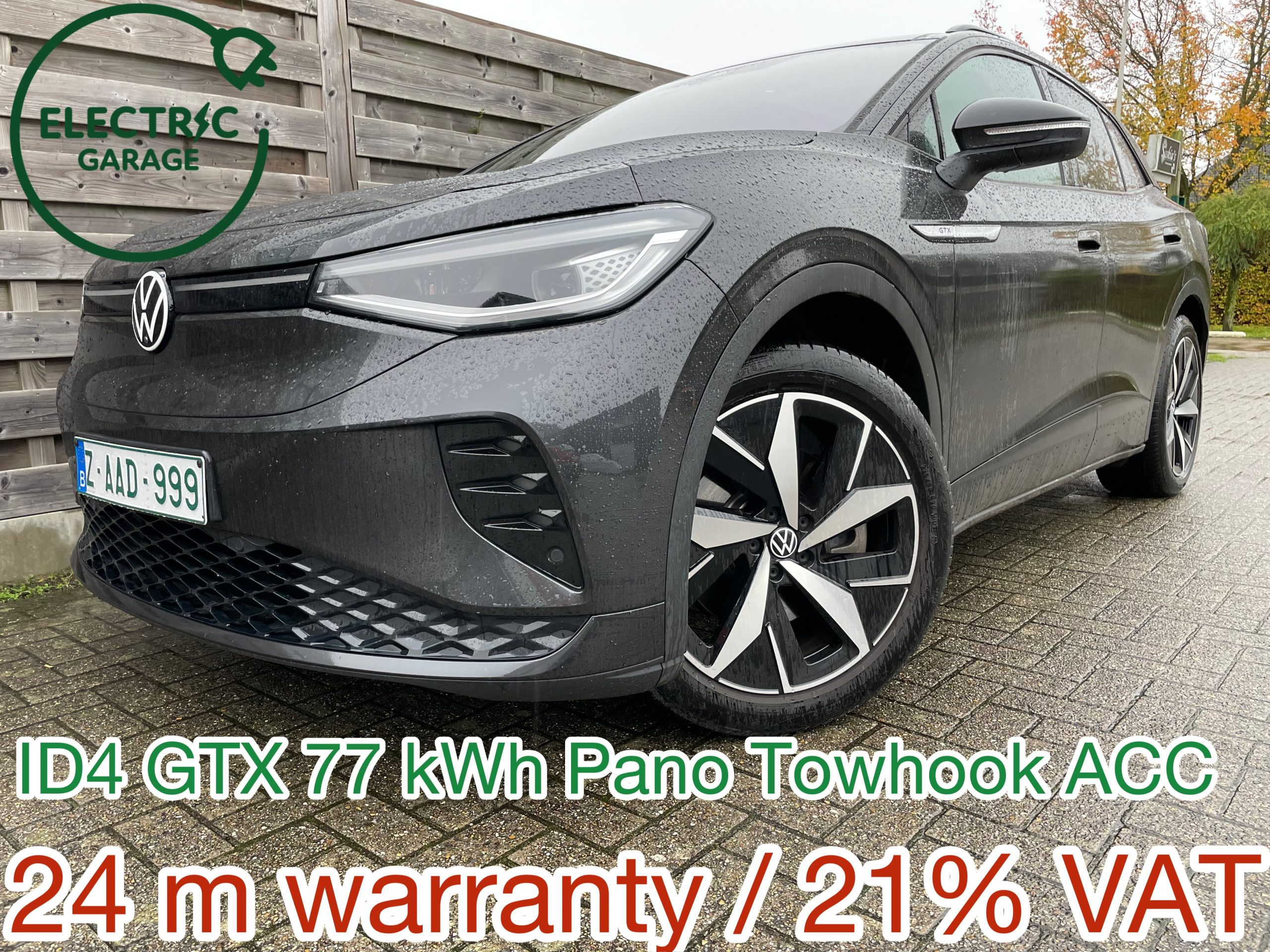 Volkswagen ID4 GTX * MY2022 * 300HP * Pano* Towhook – Electric Garage