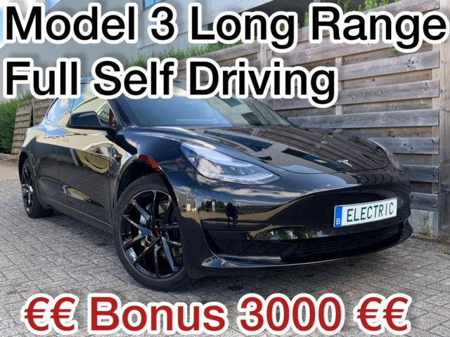Tesla Model 3 Long Range FullSelfDriving – Electric Garage
